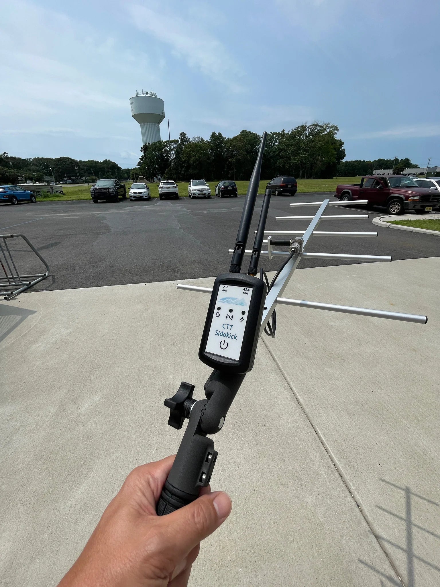 Handle and Cradle + 434MHz Yagi Antenna for CTT Sidekick (Sidekick sol ...